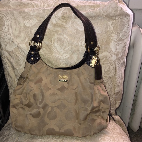 Bags | Coach Signature Handbag | Poshmark